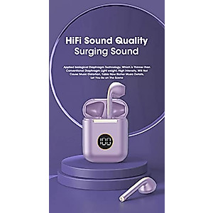 Homztil Ethic 6 TWS Bluetooth Headphone Earphone LED Battery Display Stereo Wireless Headset Earbuds in Ear Handsfree Ear Buds