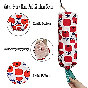 Plastic Bag Holders,Wall Mount Plastic Bag Holder,Grocery Bags Large Plastic Bag Organizer Grocery Bag Dispensers Trash Bag Storage Holder for Office Kitchen Home(2 Pcs)