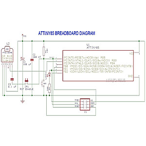 Aihjcnele Attiny85 Digispark Kickstarter USB Module Development Board Compatible IDE for Arduino General Micro USB MCU Development Module Compatible with UNO R3 PWM I2C SPI ADC I/O with Cable Wire