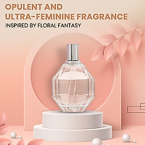 Sandora Fragrances Womens Perfume, Eau de Parfum Natural Spray, Classic Warm Floral Scents of Rose Petals, freesia, Cattleya Orchids, 100 ml 3.4 fl oz