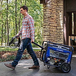 Westinghouse Outdoor Power Equipment 12500 Peak Watt Home Backup Portable Generator, Remote Electric Start with Auto Choke, Transfer Switch Ready 30A & 50A Outlets, Gas Powered, CARB Compliant