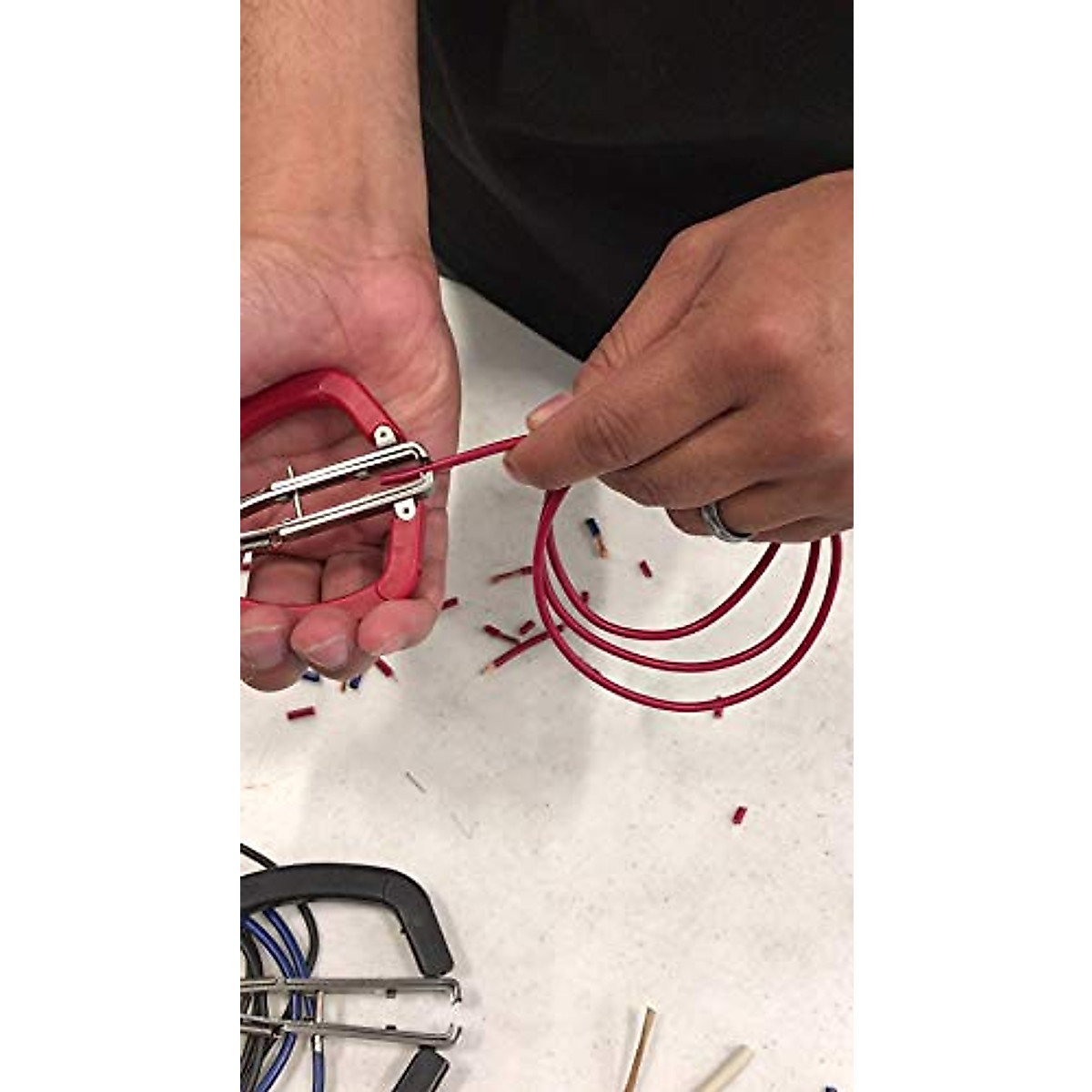 Ascend Tools 5 inch Two in One Combination Electrical Wire Stripper and Cutter, 26-14 AWG