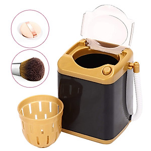 Mini Washing Machine Toy,Foldable Mini Small Portable Washer Washing Machine, Folding Small Washer Combo for Baby Clothes, Underwear or Small Items, Gift Choice (Gold)