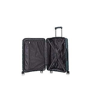 Rockland Vienna Hardside Luggage with Spinner Wheels, Green, 3-Piece Set (20/24/28)