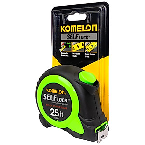 Komelon SL2825 Self Lock 25-Foot Power Tape
