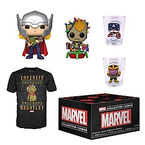 Funko Marvel Collector Corps Subscription Box, Marvel Holiday Theme, November 2019, Large T-Shirt