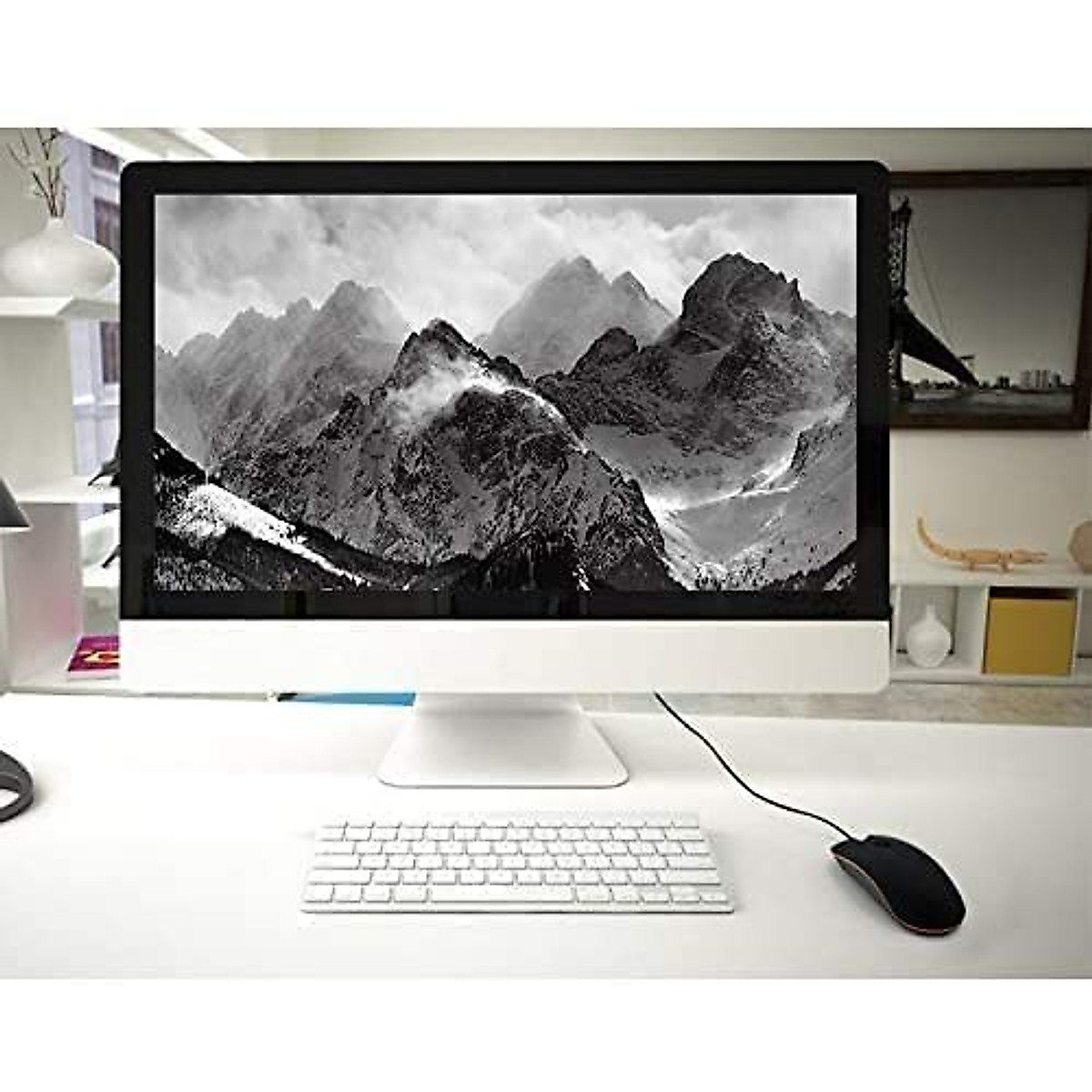 Guiheng Wired Mouse, USB Wired Computer Mouse for Right or Left Hand, Ergonomic Computer Mouse with Durable Clicks for PC, Computer, Laptop, Desktop, Chromebook, Notebook, Mac (Black)