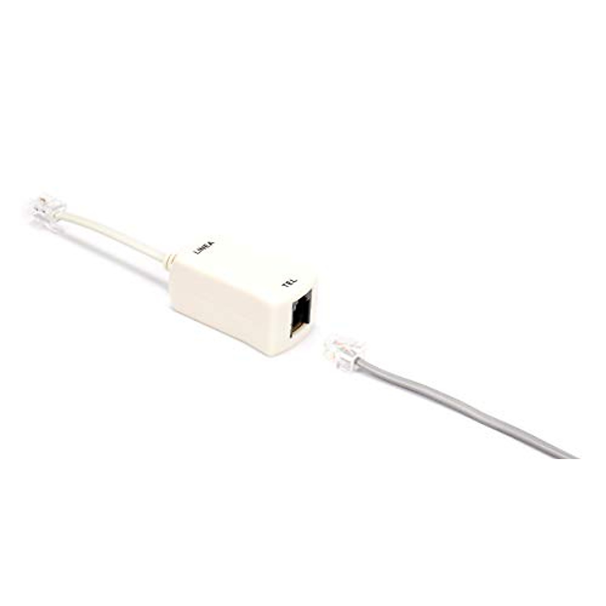 THE CIMPLE CO 2 Wire, 1 Line DSL Filter - for Removing Noise and Other Problems from DSL Related Phone Lines - 2 Pack