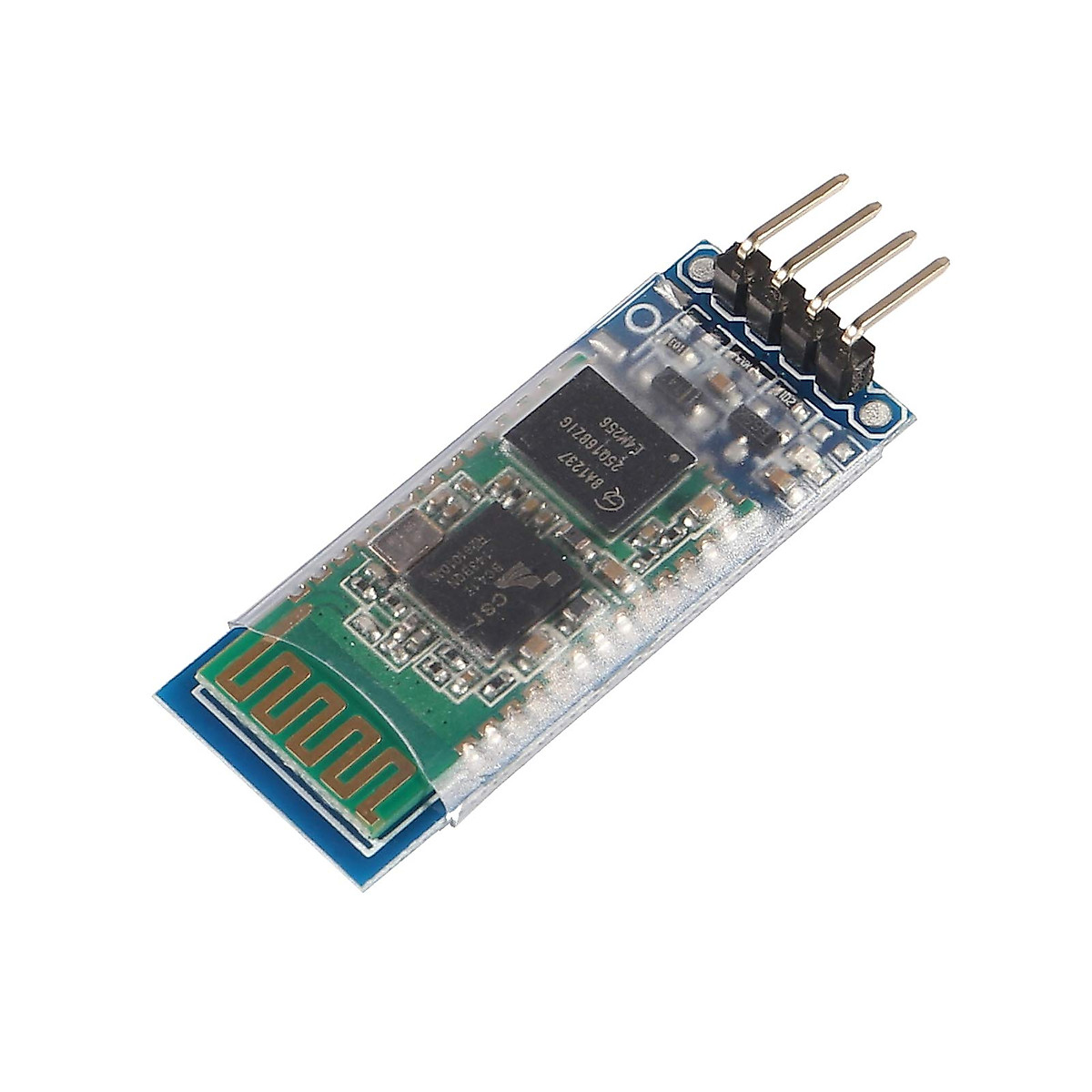 ACEIRMC 4pcs HC-06 RS232 4 Pin Wireless Bluetooth Serial RF Transceiver Module Bi-Directional Serial Channel Slave Mode for Arduino