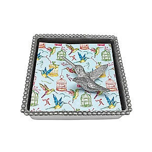 Mariposa Hummingbird Napkin Weight Silver Small