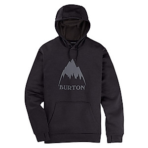Burton Mens Oak Pullover, True Black Heather New, Large