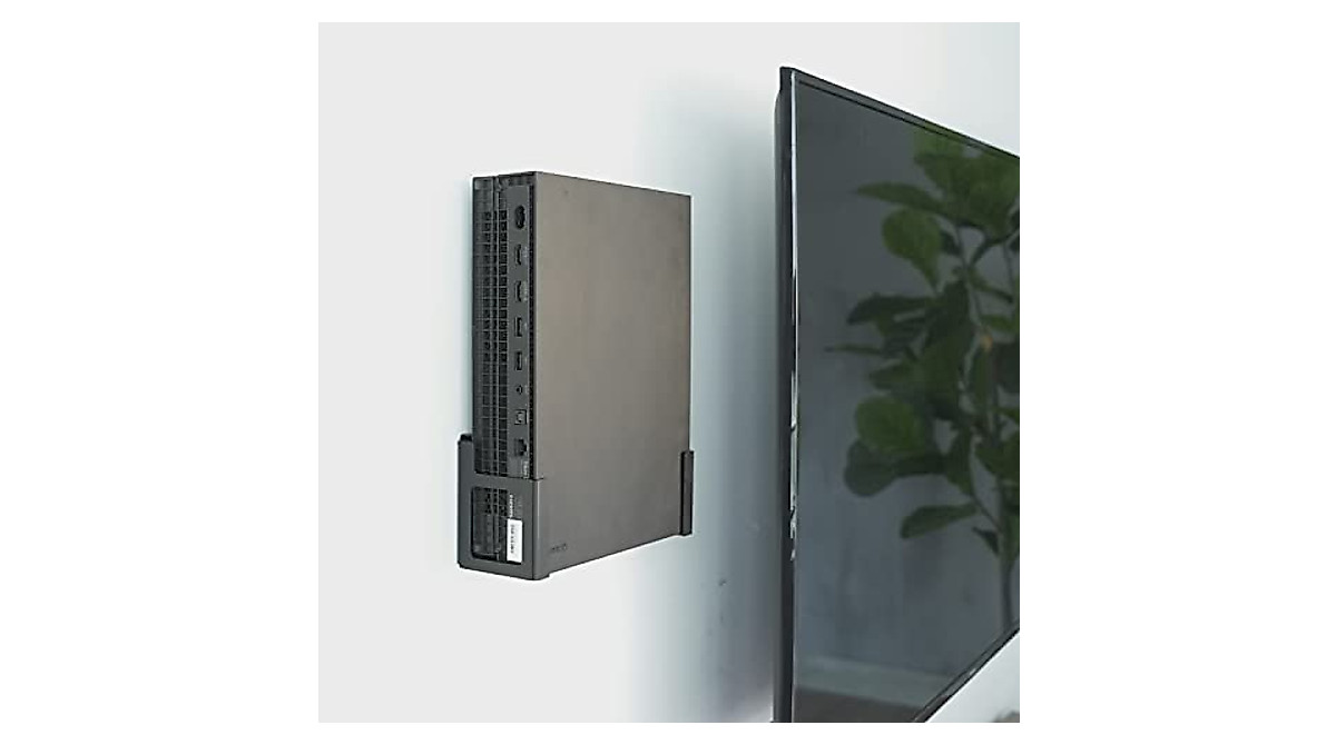 Monzlteck Wall Mount for Xbox One X - Space-Saving Secure Holder