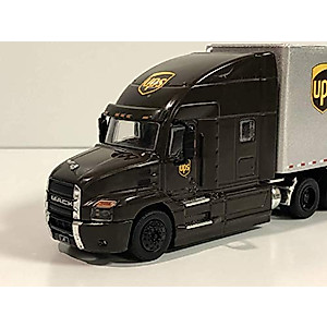 Mack 1/64 2019 Anthem Semi w/ Box Trailer, United Parcel Service (UPS), Greenlight