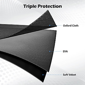 AGPTEK MP3 MP4 Player Case for 4 inch MP3 Music Player, Compatible with AGPTEK, innioasis, MYMAHDI, TIMMKOO, Luoran and other MP3 Players under 4 inch, Portable Carrying Case with Metal Carabiner Clip