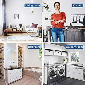 5 Shelf Wire Shelving Unit Metal Nsf Wire Shelf Organizer Storage Shelves Heavy Duty Height Adjustable Utility Leveling Feet Steel Layer shelf Commercial Grade Rack Capacity-18x18x59,Chrome