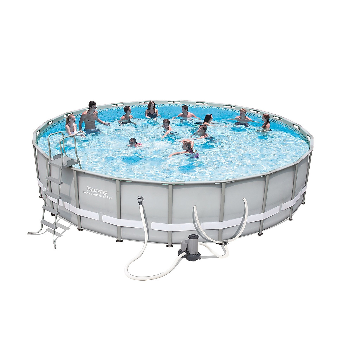 Bestway Power Steel Frame Pool Set, 22' x 52"