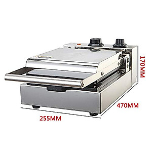 Commercial Donut Machine, 4 Grids 8.5cm Electric Donut Maker Nonstick Double-side Heating Doughnut Baker for Bakery Dessert Shop Restaurant 110V 1100W