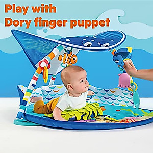 Bright Starts Disney Baby Finding Nemo Mr. Ray Ocean Lights & Music Gym, Ages Newborn +