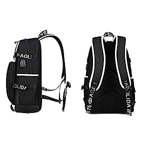 ISaikoy Anime Oshi No Ko Backpack Shoulder Bag Bookbag School Bag Daypack Satchel Laptop Bag Color Black21