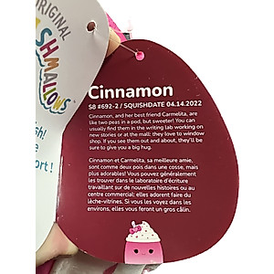 Squishmallows 8 Inch Cinnamon The Shake Plush with Love On Belly - Join The 2023 Valentine's Day Squad Stuffed Animal Toys