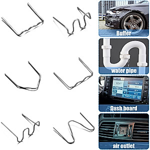 1000 Pieces Hot Stapler Plastic Repair Kit Welding Stapler Welding Rods Automotive Plastic Repair Machine Welding Hot Stapler for All Cars and Plastic Repair