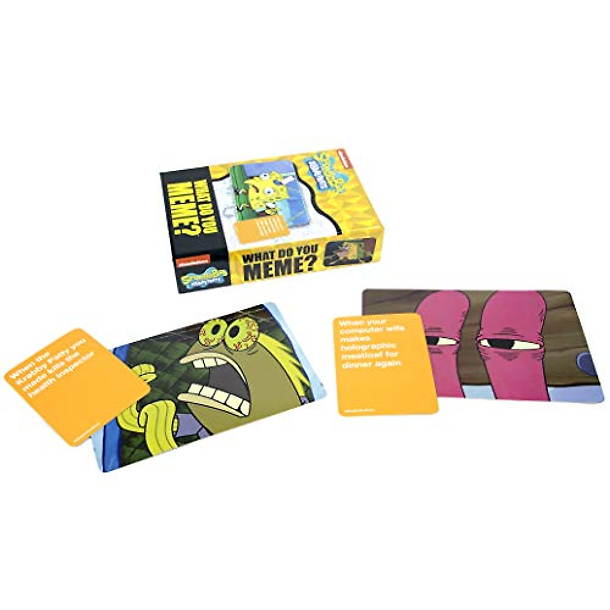 WHAT DO YOU MEME?® Spongebob Squarepants Expansion Pack - Family Card Games for Kids and Adults