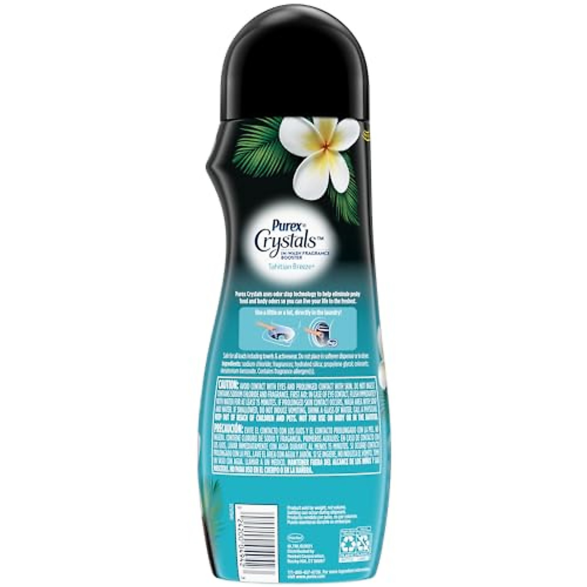 Purex Crystals in-wash Fragrance and Scent Booster, Tahitian Breeze, 21 Ounce (Pack of 4)