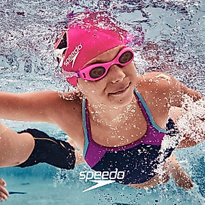 Speedo Girl's Swimsuit One Piece Solid Cross Back Multi Straps