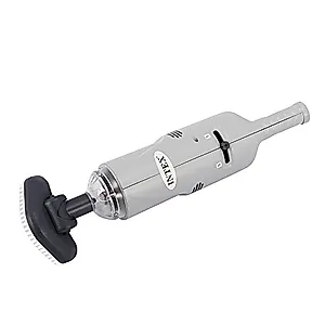 INTEX 28620EP Rechargeable USB Handheld Pool Vacuum: 94in Telescoping Aluminum Shaft – Waterproof Switch – Two Interchangeable Brush Heads – Shaft Adapter – 50min Battery Life