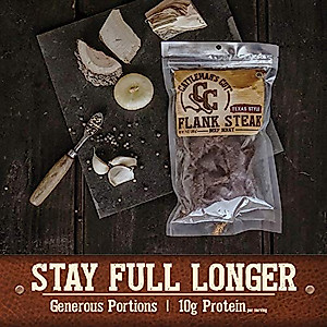 Cattleman's Cut Texas Style Flank Steak Beef Jerky, 9 Ounce