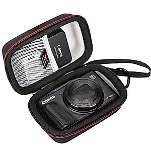 FBLFOBELI EVA Hard Travel Carrying Case for Canon PowerShot SX740/ SX730/ SX720/ SX620/ G7X Digital Camera, Shockproof Compact Storage Bag (Case Only)