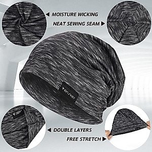 EINSKEY Cotton Slouchy Beanie Hat for Men/Women, Lightweight Oversize Large Thin Skull Cap Chemo Cap Night Sleeping Cap