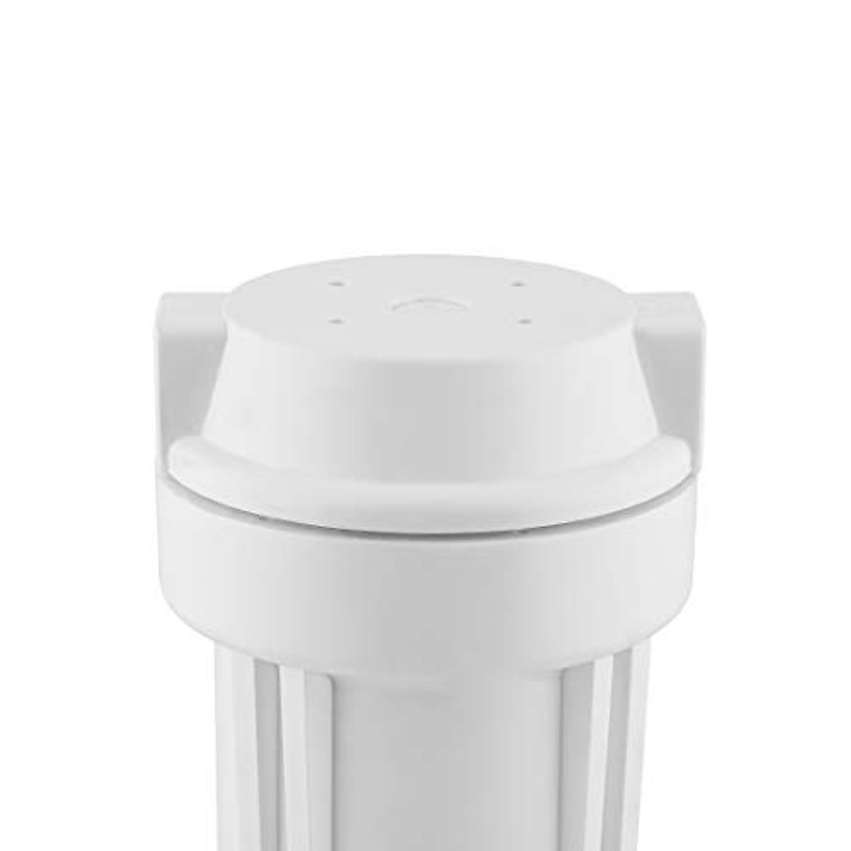 Hydronix HF2-5WHWH12, 5" White Housing with White Flat Cap For RO & Filtration Systems, 1/2" Ports