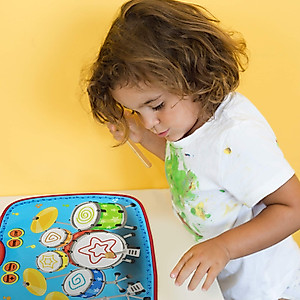 Bambiya Kids Electric Drum Set - Touch-Sensitive Baby Musical Toy Drum Pad for Kids with 8 Drumming Areas, 2 Play Modes & Adjustable Volume - Toddlers Infants Baby Toys for 3 Year Old Boys Girls