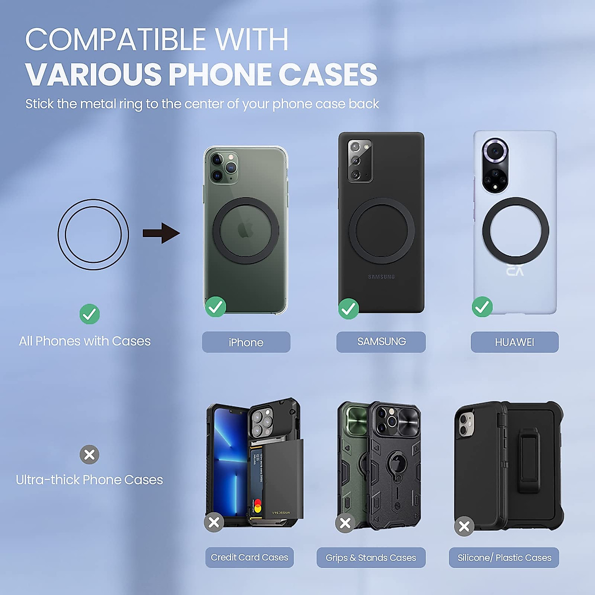 1Zero Compatible for MagSafe Car Mount [16 Super Strong Magnets] Magnetic Phone Holder for Car Dashboard Vent Hands-Free iPhone Car Mount Holder for iPhone 14 13 12 Pro Plus Max Mini MagSafe Case