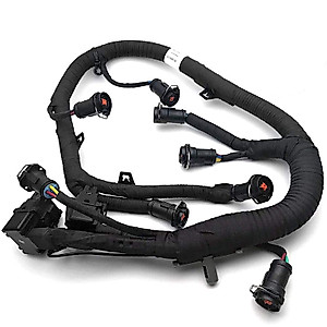 FICM Engine Fuel Injector Complete Wire Harness Compatible with for Ford Powerstroke 6.0L Diesel 2003, 2004, 2005, 2006, 2007 F250 F350 F450 F550 Excursion, Replacement# 5C3Z-9D930-A, 5C3Z9D930A
