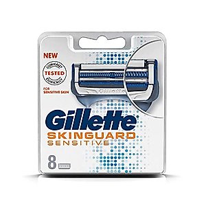 Gillette Skinguard Manual Shaving Razor Blades- pack of 8 cartridges