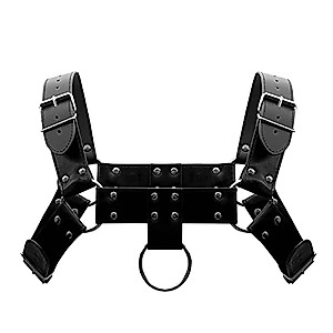 Male Power 590-266 Leather Aries Harness Black