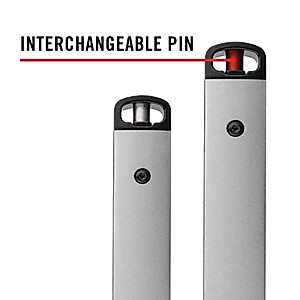 Coast Founder's Collection SELECT LX502, Gentleman's EDC Folding Pocketknife, Tanto Blade, Flipper Tab, Liner Lock, Two Position Pocket Clip, Black 9Cr18Mov Stainless-Steel, Silver