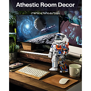 HBUDS Stem Kits Space Exploration Astronaut Toys, Building Kit, Educational STEM Toys Construction Engineering Building Blocks Learning Set, for Teen Boys Girls Kids (900 Pieces)