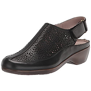 Easy Spirit Women's Dawn Clog, Black 002, 5