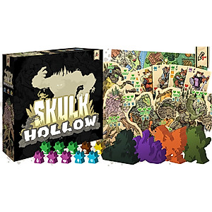 Pencil First Games: Skulk Hollow Board Game – an Asymmetric Tactics Game of Giant Guardians and Clever Foxes, 2 Players, Ages 12 and up