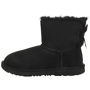 UGG unisex child Mini Bailey Bow Ii Boot, Black, 8 Toddler US