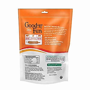 moofin Triple Flavor Ribs, 4 Oz - Rib Bones for Dogs with Ss Pet Training Whistle, Dogs Treats That Offer Entertainment & Hydration, Beefhide Dog Bones, Natural Ingredients [Pack of 4]