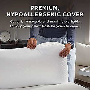 Tempur-Pedic Memory Foam Symphony Pillow Luxury Soft Feel, Standard, White