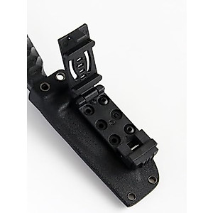 7PCS Nylon Pocket Clip with 14 Sets Screws Fit for K Sheath Knife Case, Deep Carry Back Clip Waist Clip DIY Replacement