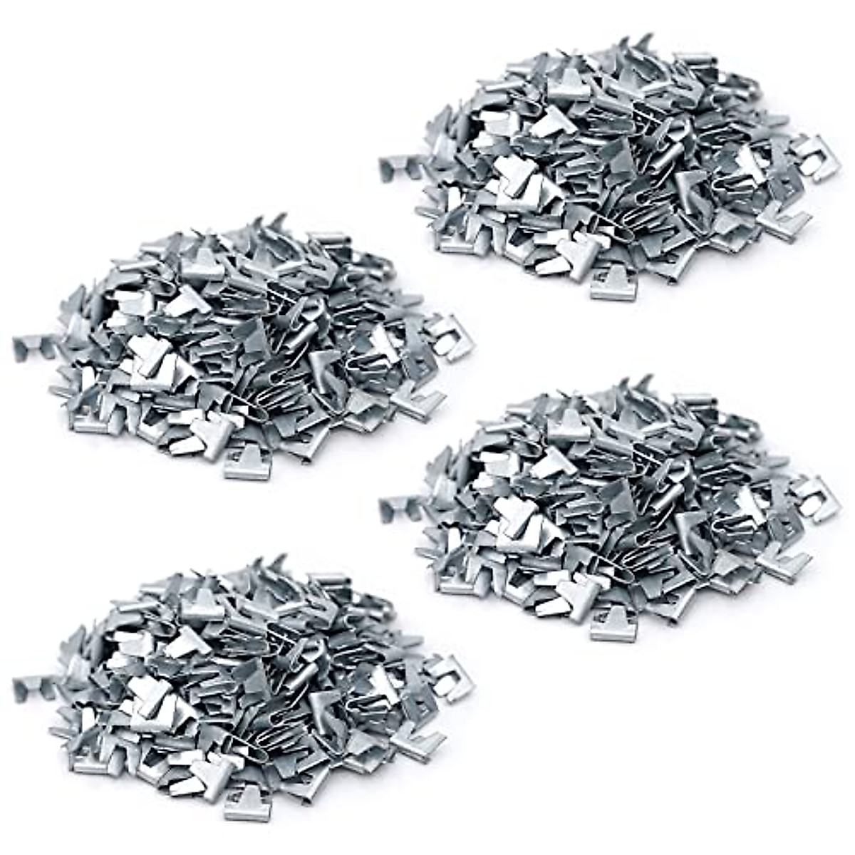 1200 Pieces Wire Cage Clips Rabbit Cage Clips Cage Building Clips for Quail Pigeon Chicken Pet Dog Cat Cage