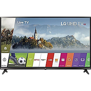 LG Electronics 49UJ6300 49-Inch 4K Ultra HD Smart LED TV (2017 Model)