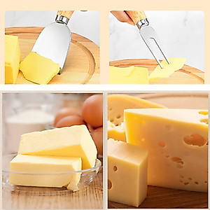 Cheese Knife,7Pcs Mini Cheese Knife Set for Charcuterie Board,Cheese Knives,Cheese Cutter,Cheese Fork,Charcuterie Board Knives,Cheese Knives Sets,Small Cheese Knife,Cheese Cutter Set