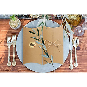 Eupako 6.3x3.7x1 Kraft Pillow Boxes 50 Pack Large Pillow Gift Box Brown Paper Candy Favor Boxes with Twines for Wedding Party